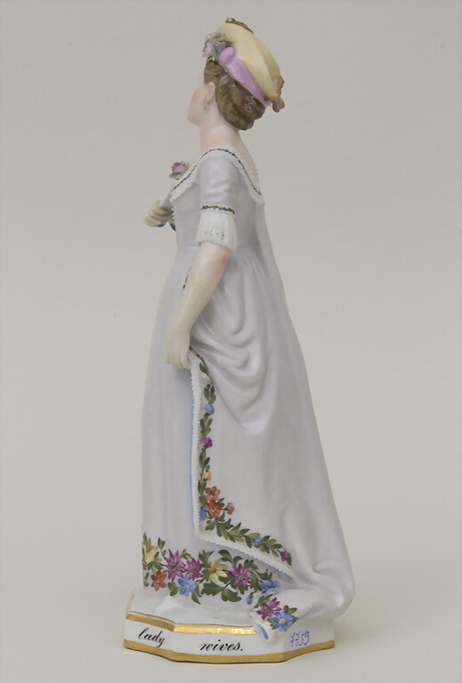 Seltene Figur der Schauspielerin 'Ada Cavendish' / A rare figure of the ...