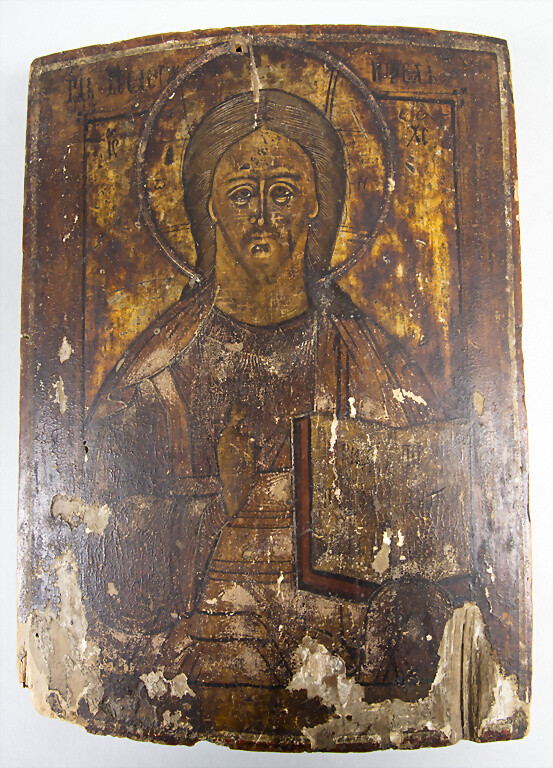 Ikone 'Christus Pantokrator' / An icon 'Christ Pantocrator', Russland, 18./19. Jh. - auctions ...